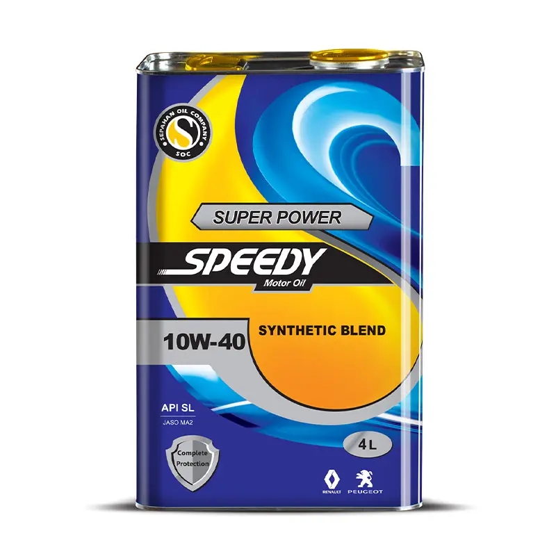 روغن موتور اسپیدی سوپر پاور 10W-40 SL چهار لیتری | فروشگاه پارتینکس